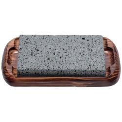 ■富士山の溶岩を使用。■遠赤外線効果で肉、魚、野菜がふっくらとおいしく焼き上がります。■石焼プレートサイズ：180×130×H18富士山の溶岩を使用。遠赤外線効果で食材をふっくら焼き上げます。