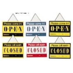 お店の営業状況を伝えるのに最適なオープンプレートです。ブラックカラーで、片面にはOPEN、もう片面にはCLOSEDと表示されています。シンプルながらも存在感のあるデザインで、お店の雰囲気を演出します。■画像はイメージです。商品は1点となりま...
