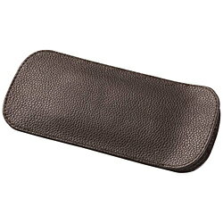 本革を使用したシンプルな片口タイプのソフトメガネケースです。本体サイズ(H×W×D) mmW166×D75mm本体重量30g素材牛革内貼りブラック仕様1鼻当：なし牛革使用のソフトケース