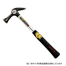 パイプ柄の仮枠槌です。抜けない、まわらない焼付ゴムグリップを採用しています。仕様●全長： 345mm●頭全長： 116mm●口径： 25mmパイプ柄の仮枠槌です。