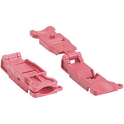 ■アングルタイプのジャック用成端工具です。【用途】・アングルタイプのジャック用成端工具。【仕様】・色： ピンク・適合ジャック： アングルジャック・縦（mm）： 73.7・45度キャップ対応　モジュラージャック用成端工具アングルタイプのジャッ...