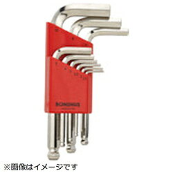 ■斜めからでも作業できるボールポイントL-レンチです。■材質は硬度が高いプロテニアム合金鋼を使用しています。■斜めからの作業に最適。■セット内容(mm)：1.5、2、2.5、3、4、5、6、8、10■セット内容(本)：9■プロテニアム合金鋼...