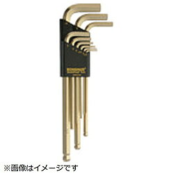 ■セミロングのセット品です。■14Kでメッキ加工を施している為、腐食に対して非常に強くなっています。■25度の角度でもボルトやレンチを傷めずに使用する事ができます。■六角穴付ボルトの締め外しに。■セット内容(mm)：1.5、2、2.5、3、...