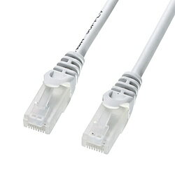 ［CAT5e、7.0m、ホワイト］屈曲性能に優れた柔らかいツメを採用。ツメ折れ防止カバー付きギガビット対応LANケーブル。◆屈曲性能に優れた柔らかいツメを採用し、180度曲げても折れません。しかもツメ折れ防止カバー付きのダブル安心構造です。...