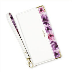 ケースを開くたびに花が咲き誇る、乙女心をくすぐる手帳型スマホケースです。ケースとお揃いの可愛いストラップは落下防止にも役立ちます。ケースを開くたびに花が咲き誇る、乙女心をくすぐる手帳型スマホケースです。