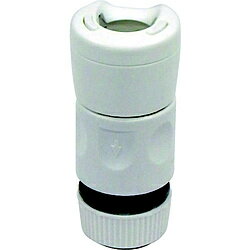 ■工具不要、蛇口に差し込み水を出すだけで簡単に固定できるコネクターです。■水圧がかかると金具がロックされる構造です。■蛇口から外す際は、固定された際に出てきた2本のボタンを押しながら本体を抜くだけなので簡単に取り外せます。■スライドさせるだ...