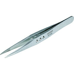 ■強力型ピンセットのハイグレードシリーズです。■先端ローレット付きで保持力を強化しています。■熱処理を施した強靭な素材を使用し、先端の厚みを残すことで過酷な使用でも曲がりにくい強度を実現しています。■プライヤーのように強くつかんでこじる作業...
