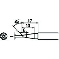 ■適合コテ：TQ-77、95■パーツ名：替えこて先■こて先幅(mm)：1■パーツ名：替えこて先■TQ-77/95用替えこて先TQ−77／95用替こて先です。