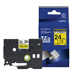■テープの粘着面同士の粘着性が高いので、 コードなどに巻き付けて、タグとして使用することができます。 （黄テープ／黒文字・幅24mm・長さ8m） ※画像はイメージです。実際のラベル色とは若干異なる場合がございます。対応ブランド名ピータッチ長...