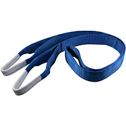 ベルト幅：75mm 全長：3m アイ部折径：400mm荷物の吊り上げに。荷物にキズを付けにくい！ 軽い！ 折り曲げてもクセが付きにくい！。超強力ポリエステル糸製なので優れた耐久力があり、特殊樹脂加工により耐摩耗性を高め、材質と紡績方法により...