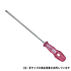 細軸・ロングタイプです。早回しに便利なローレット加工付です。柄は、アセテート樹脂、エルゴノミックデザインになっています。仕様●サイズ： （+）NO.2。●軸長： 200mm。材質●クロームバナジューム鋼。●柄： アセテート樹脂。注意事項細軸...
