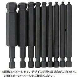 ■電動工具との使用に最適です。■ボールポイント形状により最大25度の角度で回す事ができます。■電動工具との使用に。■全長(mm)：76■セット内容(本)：9■セット内容(mm)：1.5、2、2.5、3、4、5、6、8、10■セット内容(mm...