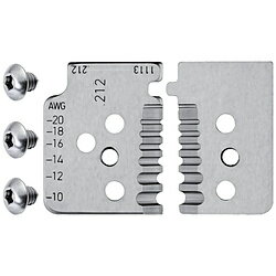 用途■米国規格（AWG）ケーブルのストリッピング作業に。仕様■適合電線（AWG）： 10、12、14、16、18、20■適合機種： 1212-13材質／仕上げ■特殊工具鋼太いサイズで表面処理をしていないため、施工後の錆でしっかり固定するタイ...