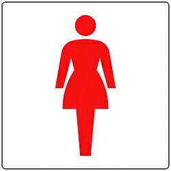 ■壁面へ直接固定するタイプのトイレ表示です。【用途】・トイレ入口への設置に。【仕様】・表示内容： 女性ピクト・取付仕様： 壁面タイプ・縦（mm）： 100・横（mm）： 100・厚さ（mm）： 3・2018年（平成30年）4月20日改正 J...