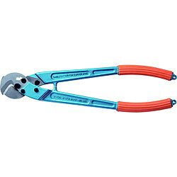 ■オートギアシフト機構によりハンドル荷重が約1/2（メーカー比）になりました。【用途】・ケーブル、銅線専用の切断に。【仕様】・切断能力（（MM2））CV線： 400・切断能力（（MM2））IV線： 400・全長（mm）： 605・切断能力（...