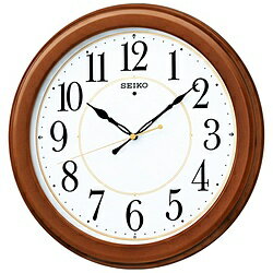 大きな文字で時刻がはっきり見えやすい木枠電波掛時計。 ■ステップ秒針■おやすみ秒針本体サイズ(H×W×D) mm330×330×46本体重量1.1kg枠材質木枠精度平均月差±30秒使用電池単3形マンガン乾電池×1本電池寿命約1年音量調節無鳴...