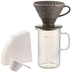 世界で認められたV60ドリッパーとビーカーサーバーのセット。抽出容量が視覚化できる目盛り付きで、注ぎやすいハンドルと注ぎ口が特徴です。シンプルながらも美しいデザインで、ギフトにも最適。クラフトとサイエンスが融合した新シリーズ「Crafts ...