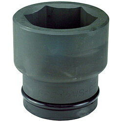 ■インパクト用ショートソケットです。【仕様】・差込角（mm）： 38.1・対辺寸法（mm）： 115・全長（mm）： 140・対辺形状： 6角【材質／仕上】・クロムモリブデン鋼【セット内容／付属品】・ピン・リングインパクト用ショートソケットです。