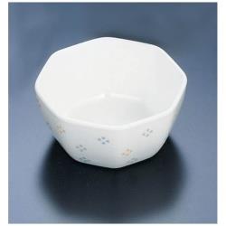 メラミン樹脂製の八角鉢です。花紋シリーズで、洗浄器にも対応しています。メラミン樹脂製の八角鉢。花紋シリーズで、洗浄器対応です。