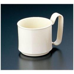 積み重ね可能な安定感のあるマグカップです。洗浄器にも対応しています。マグカップ （ポリカーボネイト） KB-230 アイボリー