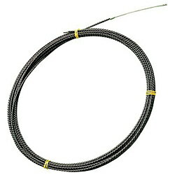 ●入数（巻）： 1●長さ（m）： 50●線径（mm）： φ5.7●破断荷重： 6.4kN●使用安全耐荷重： 2.9kN●樹脂製で安全性が高く、スチール、ワイヤー、ロープに比べ非常に軽く、取り扱いが容易です。●ガイドワイヤー付リードヘッドによ...