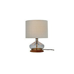 ■電球：白熱電球(E26/60W)×1灯付■消費電力：60W■サイズ：セードW25×D25×H19cm 全長34.5cm ベース径φ15.5cm■コード長：210cm■重量：1kg■素材：ガラス、布、スチール■スイッチ：ロータリースイッチ式...