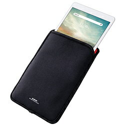 やわらかくクッション性の高いストレッチ素材がタブレットをぴったりホールド！出し入れしやすいスリップインタイプで9.6～10.1インチ対応のタブレット汎用ケース。■タブレットを衝撃から保護する汎用ケースタブレットを衝撃から保護する汎用ケースで...
