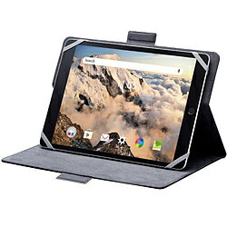 8.5～11.5インチのタブレットに対応し、高級感のあるソフトレザーを使用した手帳タイプの汎用タブレットケースです。 シリコン製ラバーバンドでタブレットの四隅をしっかりホールドすることで、8.5～11.5インチのタブレットにフレキシブルに対...