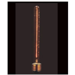 ■レトロ感に溢れ、バルブの形・フィラメントけい線が楽しめる電球です。■店舗やホテルや一般家庭等にご利用可能な電球です。≪主な仕様≫・電圧： 110V・消費電力： 40W・全長： 300mm・バルブ径： 30mm・口金： E26レトロ感に溢れ...