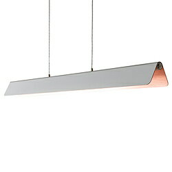 gram eightの代表作となった「LEDバーライト ネオマンクス」をデザインのベースに、丁寧に曲げたアルミ板をシェードにしました。内側はメッキ処理を施し高級感のある仕上げ。バイカラーがおしゃれなペンダントライトです。シェードのサイズは幅...