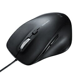 小さくて持ちやすい、静音仕様のブルーLED有線マウス。■小型で持ちやすい形状の有線マウスです。■全ボタンに静音スイッチを採用しており、公共の場や会議中の操作などでの使用に便利です。■マウスポインタを動かさず手元のサイドボタンで操作できる「戻...