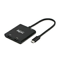 USB Type-Cから4Kディスプレイ2台へ同時出力可能PUD-PDC1H2はUSB Type-C搭載パソコン※の映像信号をHDMI搭載の液晶ディスプレイへ出力する映像変換アダプターです。HDMIポートを2つ搭載しており、4K@60pに対...