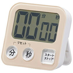 【特長】●見やすい大画面●100分計●タイマー（カウントダウン）、ストップウォッチ（カウントアップ）機能●リピート機能●フック穴付き●裏面に磁石2個付き●ガラスドア冷蔵庫対応用吸盤付き●本体カラーはピンク【仕様】■表示方式：液晶4桁表示■材...
