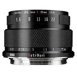 コストパフォーマンスに優れ、普段使いできるGFXレンズ ?AstrHori 55mm F5.6 GFXレンズは、5群5枚のレンズ構成で、2枚のED（超低分散）レンズと2枚の高屈折ガラスレンズが使用されています。高屈折ガラスレンズにより光学品...