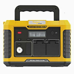 ポータブル電源ADVANCE 1000本体サイズ(幅×高さ×奥行き)mm201×200×290mm重量(kg)8.55 kg容量933Wh/252100mAhバッテリータイプリチウムイオン電池出力ポートAC×2：100V 50/60Hz 1...