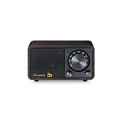 WR-301 50th Anniversary FMラジオ・Bluetoothスピーカー（カラー：ダークウォールナット）【ウッドキャビネットとパワフルサウンド：WR-301 50th Anniversaryの特徴】・上質なウッドキャビネット...