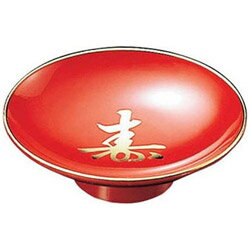 3寸 盃 朱寿天金（ABS） 81011520 標準タイプ【製品仕様】■規格：標準タイプ■直径×高さ（mm）：91×29種類枡・盃材質プラスチック製ステム(脚)無スタッキング不可入数1個3寸 盃 朱寿天金（ABS） 81011520 標準タイプ