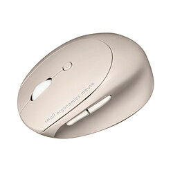 手首を楽にする小さな手にもピッタリな小型エルゴ。FREERO。「静音Bluetooth小型エルゴノミクスマウス（充電式・5ボタン）」■人間工学形状で、手首への負担が少ないエルゴノミクスデザインのBluetoothマウスFREERO。■小さな...