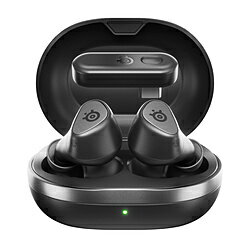 新世代チップセットを搭載した業界最高水準、完全ワイヤレスイヤホン超低遅延2.4GHzワイヤレス及びBluetooth対応、ANC搭載、業界最長40時間ロングライフバッテリーなど、他に類を見ないゲーミングイヤホン。様々なデバイスでの使用が可能...