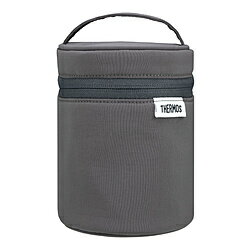 ■保温力がUPする、スープジャー専用ポーチ■背面にはサーモス製カトラリーがすっぽり収まるポケット付き洗濯機使用OK！