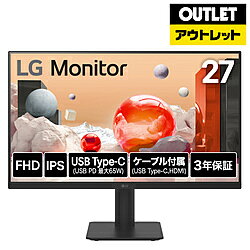 【外箱不良品】 商品本体は未使用の新品です。 箱（ダンボール箱や化粧箱）にスレやキズがあります（やや破れの場合もあります）。 ご自身にてご使用の場合におすすめな商品です。 ※こちらはメーカー保証付きです。LG Monitor ビジネスシーン...