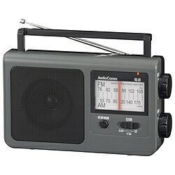 【 特 長 】● 大きめ選局表示と大型操作ツマミで、らくらく選局● 低音強調機能付き● 口径76mmスピーカー（モノラル音声）搭載● イヤホン端子（ステレオ）付き● 外部音声入力端子（AUX IN）付き● ワイドFM（FM補完放送）対応● ...