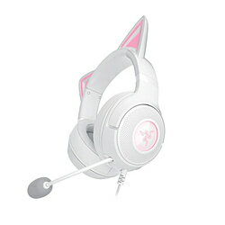 ニャンコファクター新しい Razer Kraken Kitty V2 の魅惑的なネコミミで配信をキュートに演出しましょう。配信時に反応するライティングとクリスタルクリアなマイクを備え、Razer Chroma RGB 対応の個性的なネコミミ...