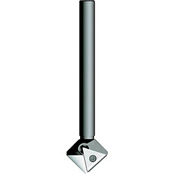 ■ボール盤などで使用できるチップ交換式面取りカッターです。■ブレーカー付きハイスチップで切れ味抜群です。【仕様】・シャンク径（mm）： 10・刃数： 1・先端角（°）： 45・全長（mm）： 110・専用チップ： TM32GUR TM32G...