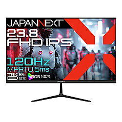 23.8インチのIPSパネルを搭載し、0.5ms(MPRT)の高速応答速度と120Hzの高速リフレッシュレートに対応した、フルHD(1920x1080)解像度のゲーミングモニターです。■120Hzの高速リフレッシュレートと0.5ms（MPR...