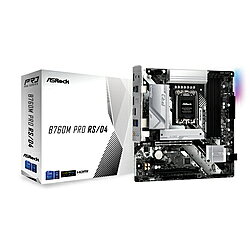 Intel B760チップセット搭載。DDR4メモリに対応し高品質部品を採用するmicroATXマザーボード■Intel B760チップセット搭載■Intel第13世代Coreプロセッサ対応■microATXフォームファクター■DDR4-5...