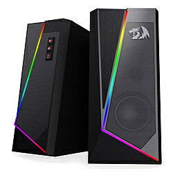 RGB USBパワードスピーカーです。スピーカー上面をタッチするだけで、レインボー色/4つの単一色など6種類のイルミネーションの切替えが可能。6W(3W+3W)「RGB 2.0チャンネルスピーカー ANVIL」■リッチクリスタルサウンド 密...