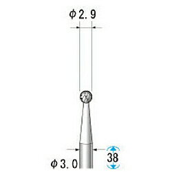 ■優れた耐久性で、滑らかな切削加工を可能にした超硬カッターです。【用途】・ステンレス鋼、ニッケル合金、チタン合金、インコネルなどの難削材加工に最適。【仕様】・形状： 球（オール超硬）・刃径（mm）： 3・刃長（mm）： 2.8・軸径（mm）...