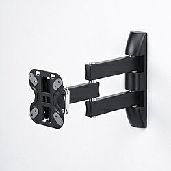 ●VESA規格75×75、100×100の取付けに対応したテレビ壁掛け金具です。●3つの関節アームにより柔軟な位置調整が可能です。テレビの角度調整が簡単で、どの方向からでも見やすい角度に設定可能です。●壁からの距離は最小68mm～最大346...
