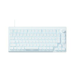 0.02mm高精度追従式可変AP機能で 入力解除制御するUPトリガー対応 フルアルミボディキーボード「UPトリガー対応 CNCフルアルミ 75％ゲーミングキーボード」■MDA互換プロファイルのキーキャップUP-MKGA75MTLC-RTシリ...